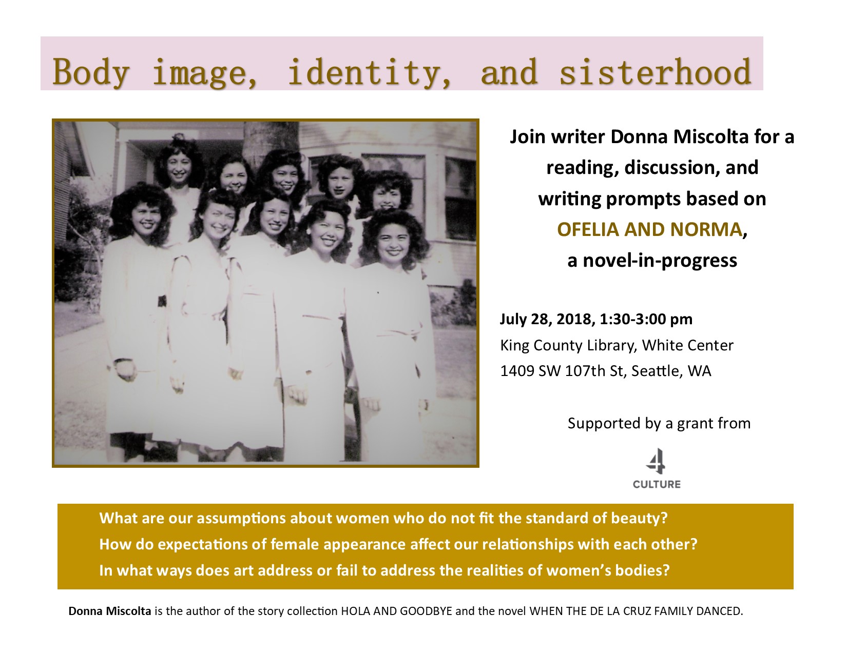 Body image, identity, and sisterhood | Donna Miscolta